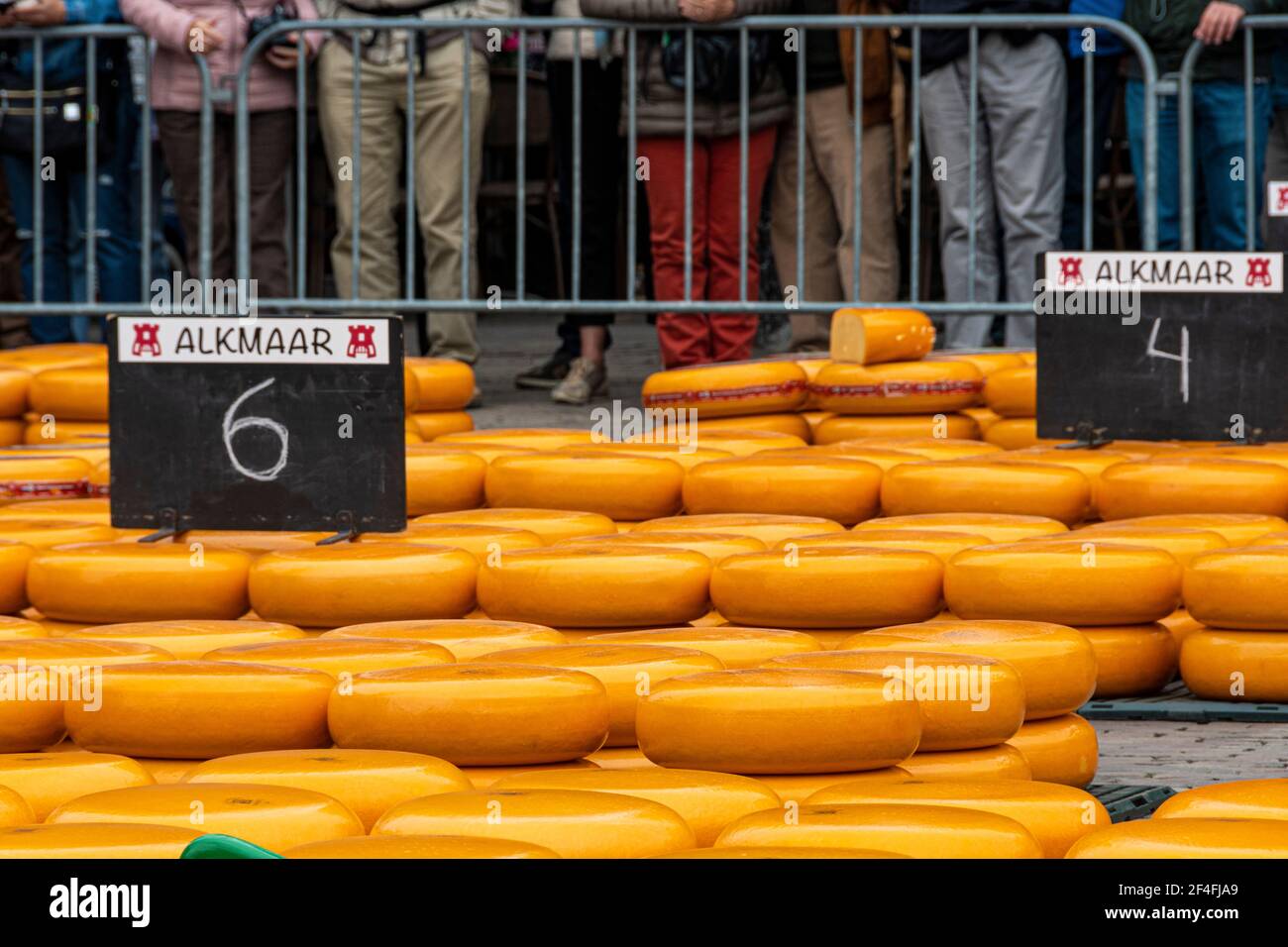 Traditional cheese market edam holland hi-res stock photography and ...