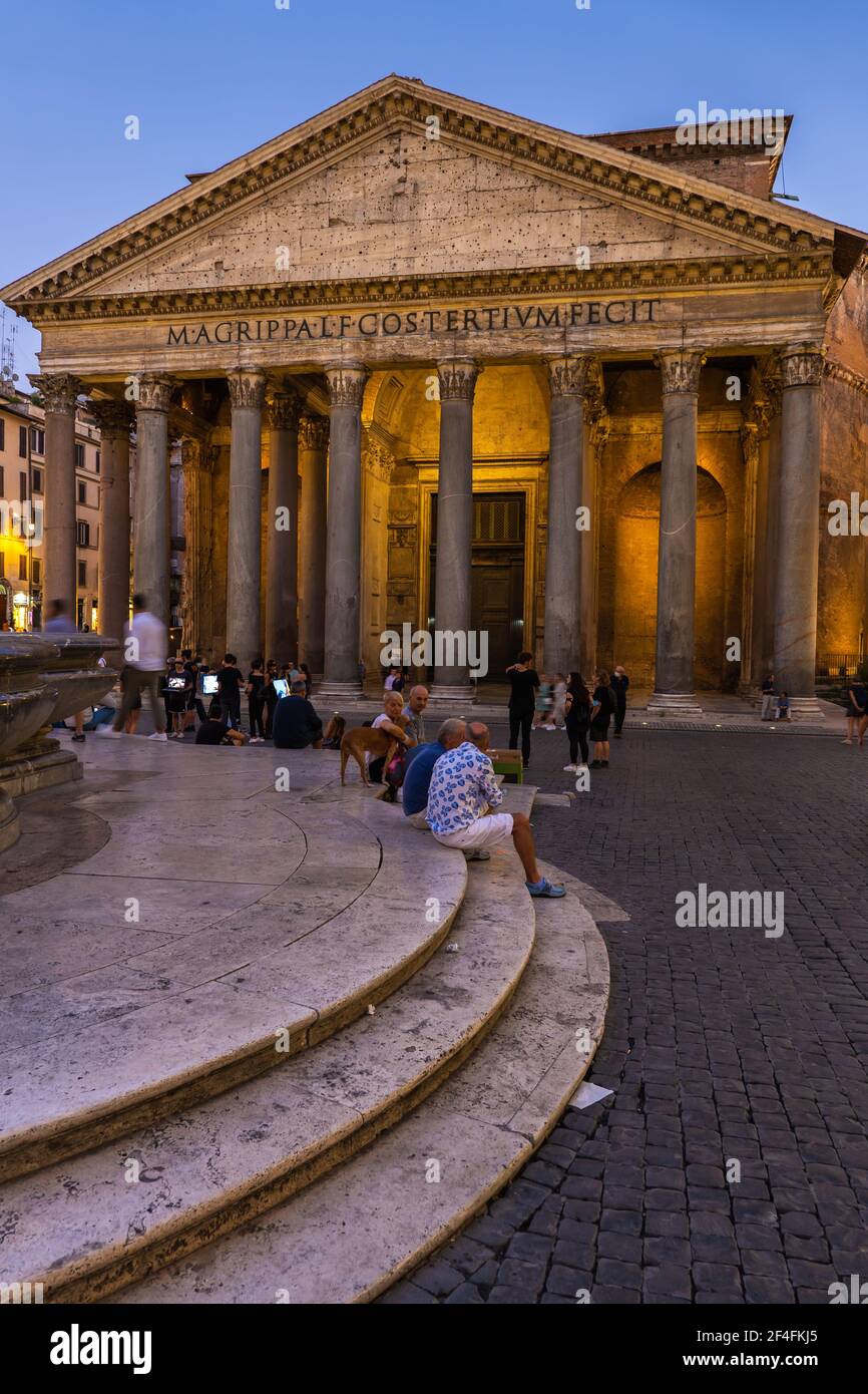 Pantheon steps hi-res stock photography and images - Alamy