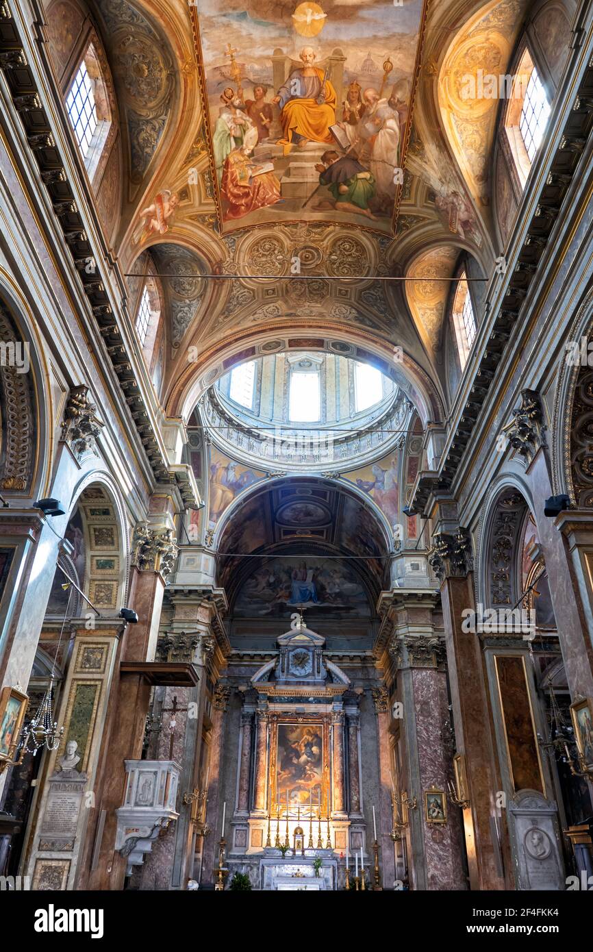 Church interior of the saint roch church hi-res stock photography and ...