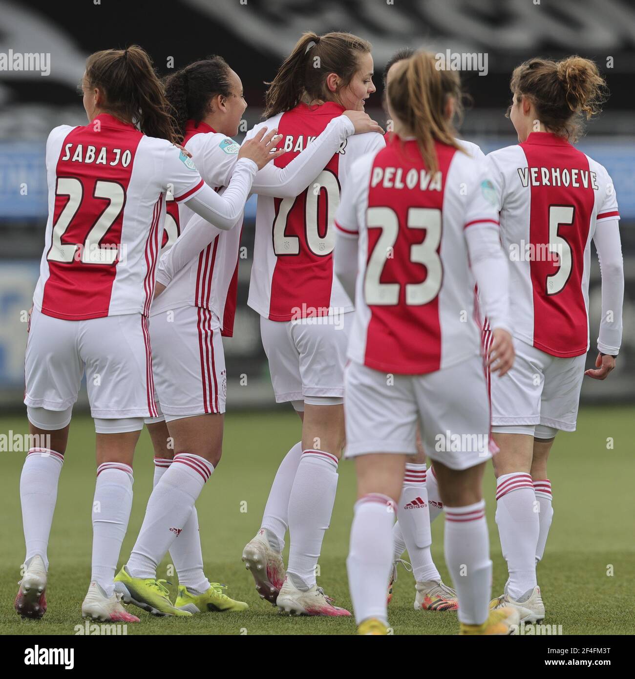 ROTTERDAM, 21-03-2021 ,Van Donge & De Roo Stadium, Eredivisie vrouwen, Excelsior - Ajax (women ...