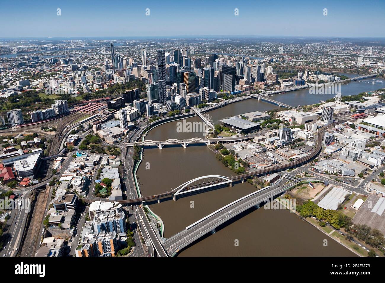 Brisbane river aerial hi-res stock photography and images - Alamy
