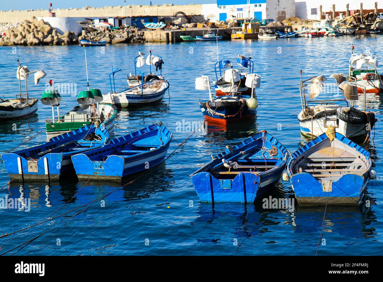 Traditional moroccan boats hi-res stock photography and images - Alamy