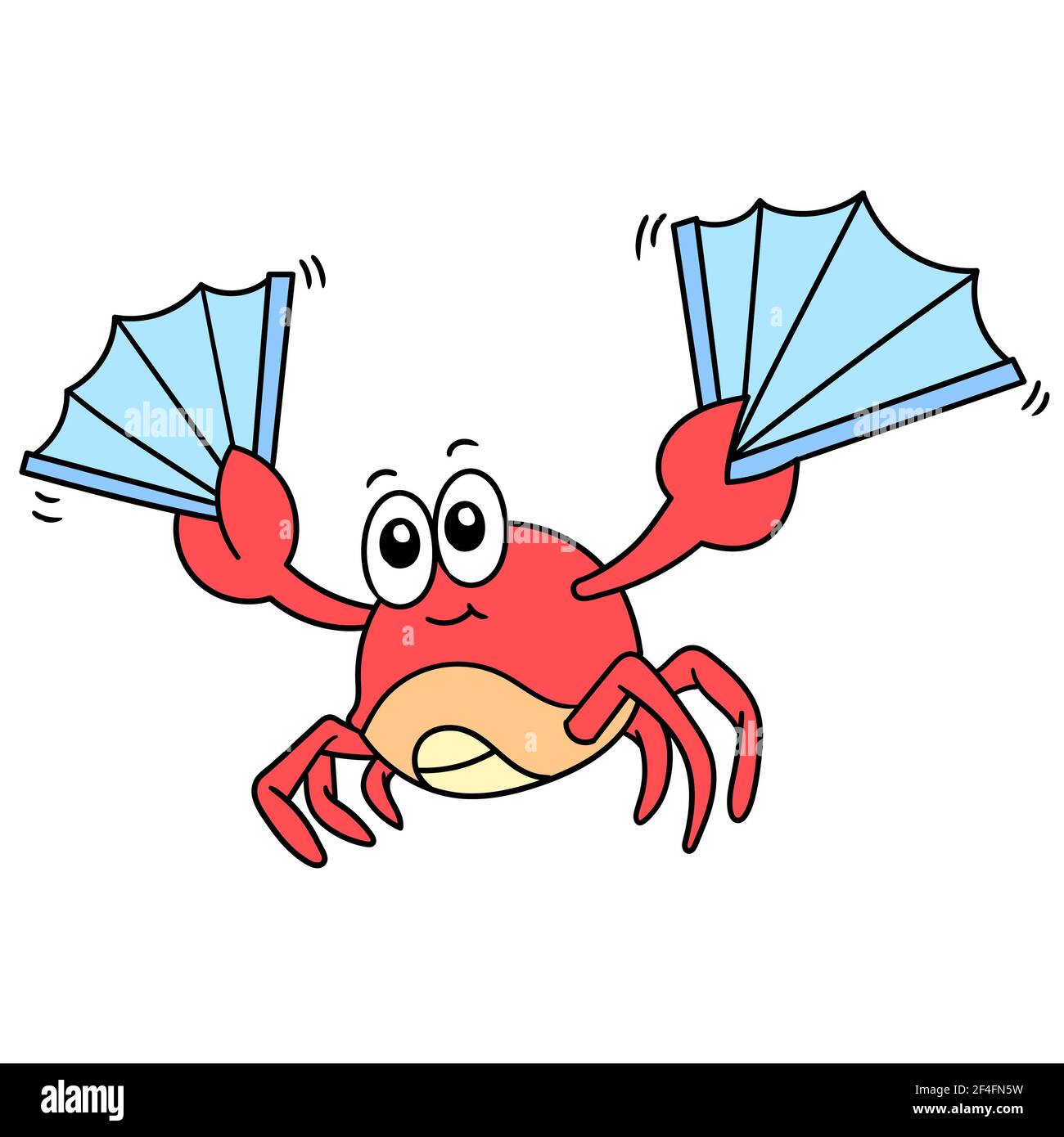 Dancing crab Stock Vector Images - Alamy