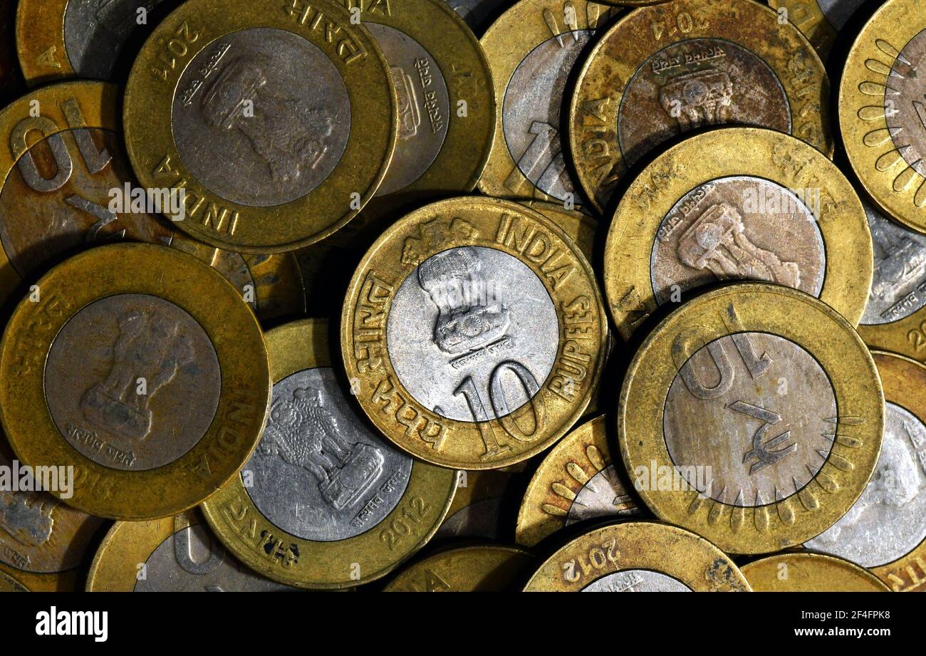 Indian 10 Rupees Coins