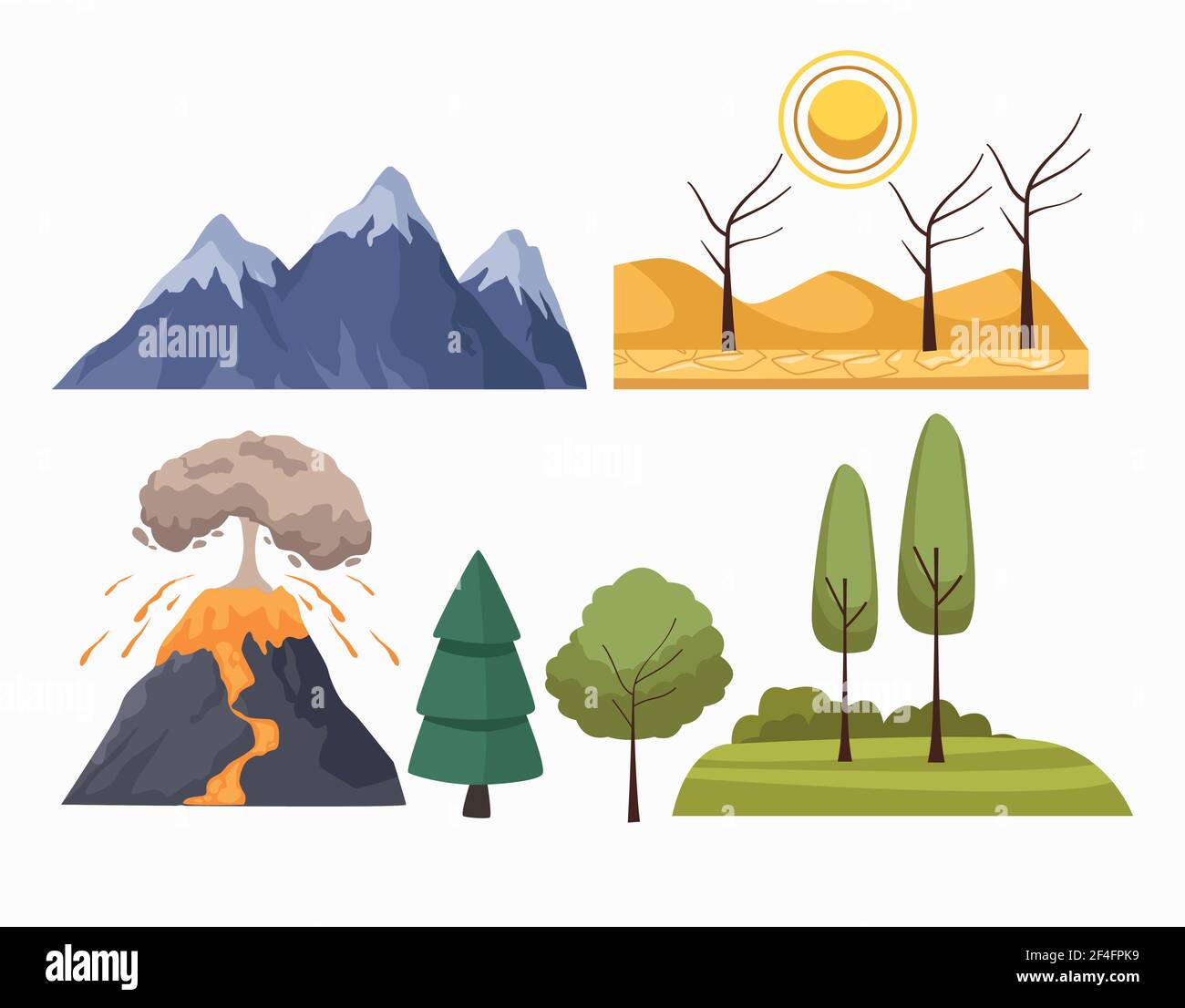 natural disasters elements Stock Vector Image & Art - Alamy