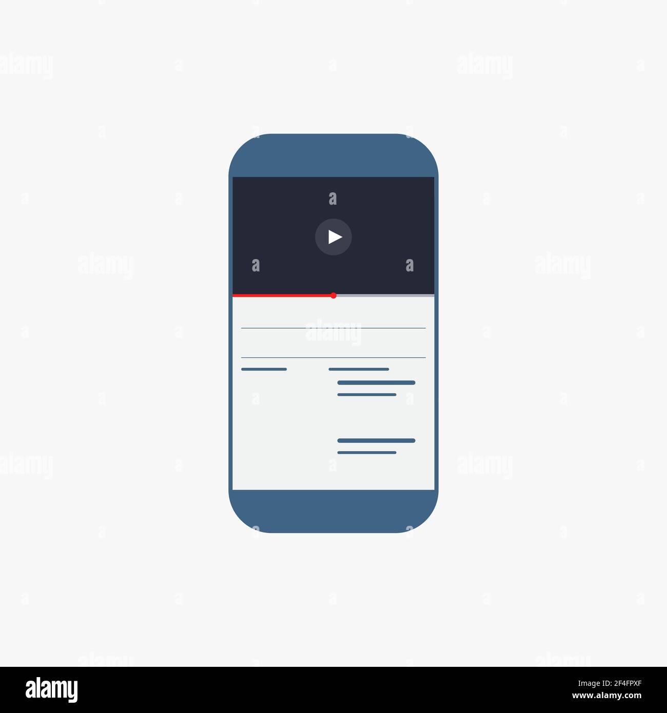 template screen mobile online. vector illustration Stock Vector Image ...