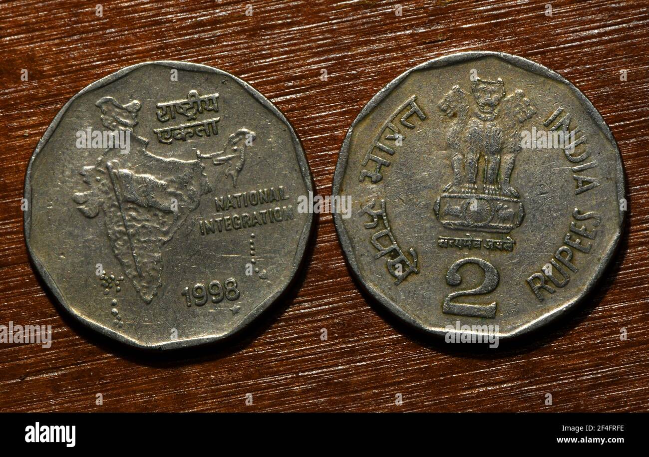 Indian coins images. Coins in India are presently being issued in ...