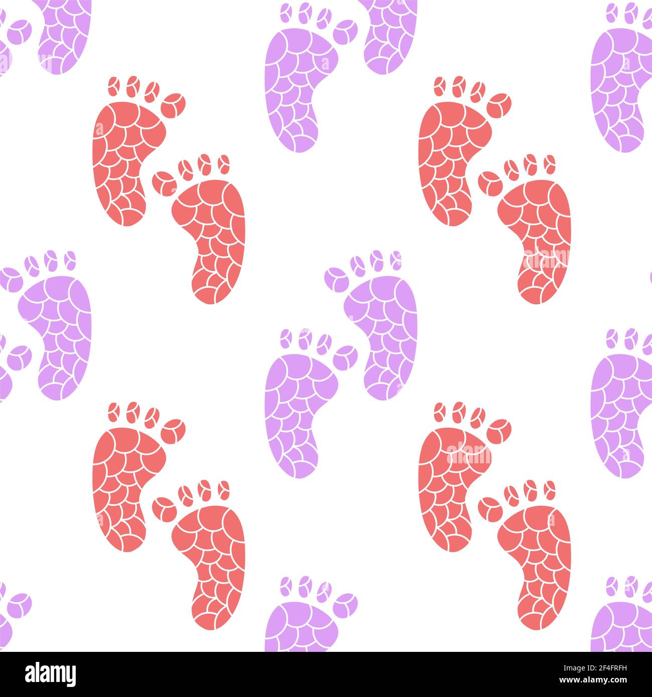 footprints texture effect seamless background Stock Vector Image & Art ...