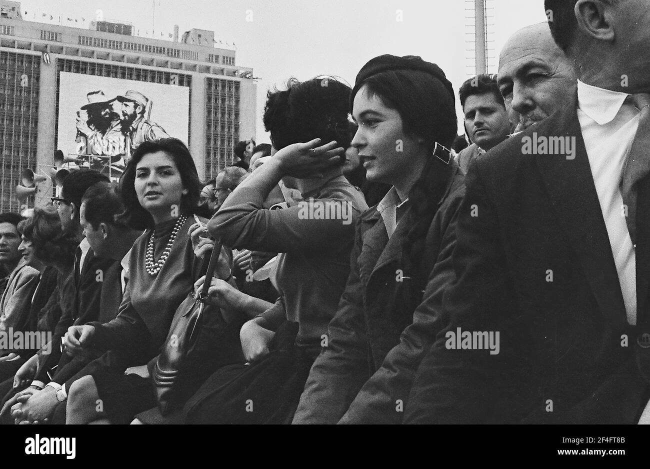 Presidential grandstand, military parade, Havana (Cuba : Province ...