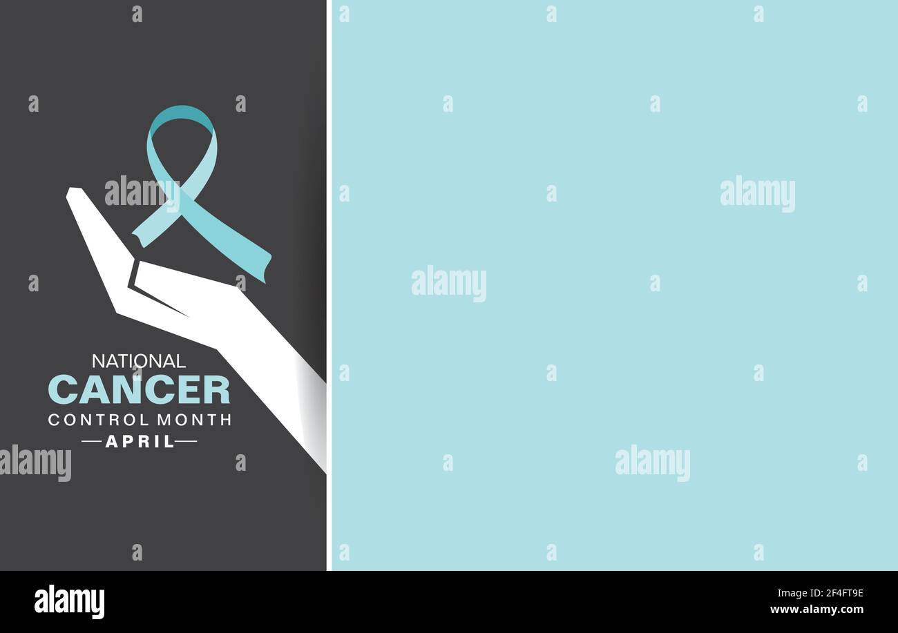 Vector Illustration of National Cancer Control Month observed in April ...