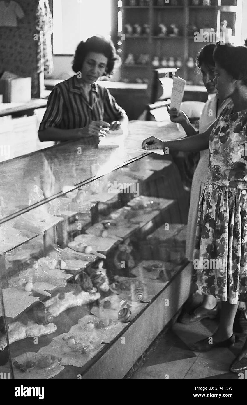 Shops in Rio Cauto, Cuba, Granma (Cuba), Rio Cauto (Cuba), 1963. From ...