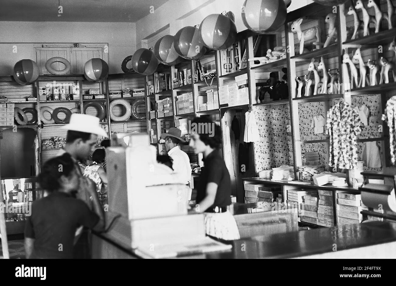 Shops in Rio Cauto, Cuba, Granma (Cuba), Rio Cauto (Cuba), 1963. From ...