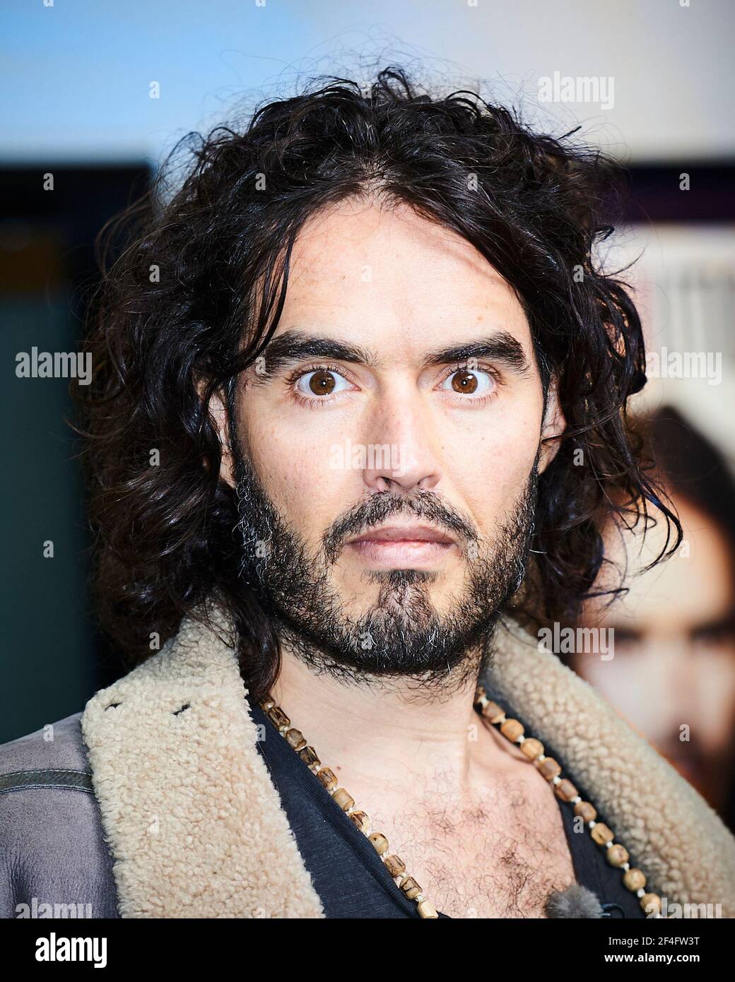 Russell Brand photocall and book signing for his latest book Revolution ...