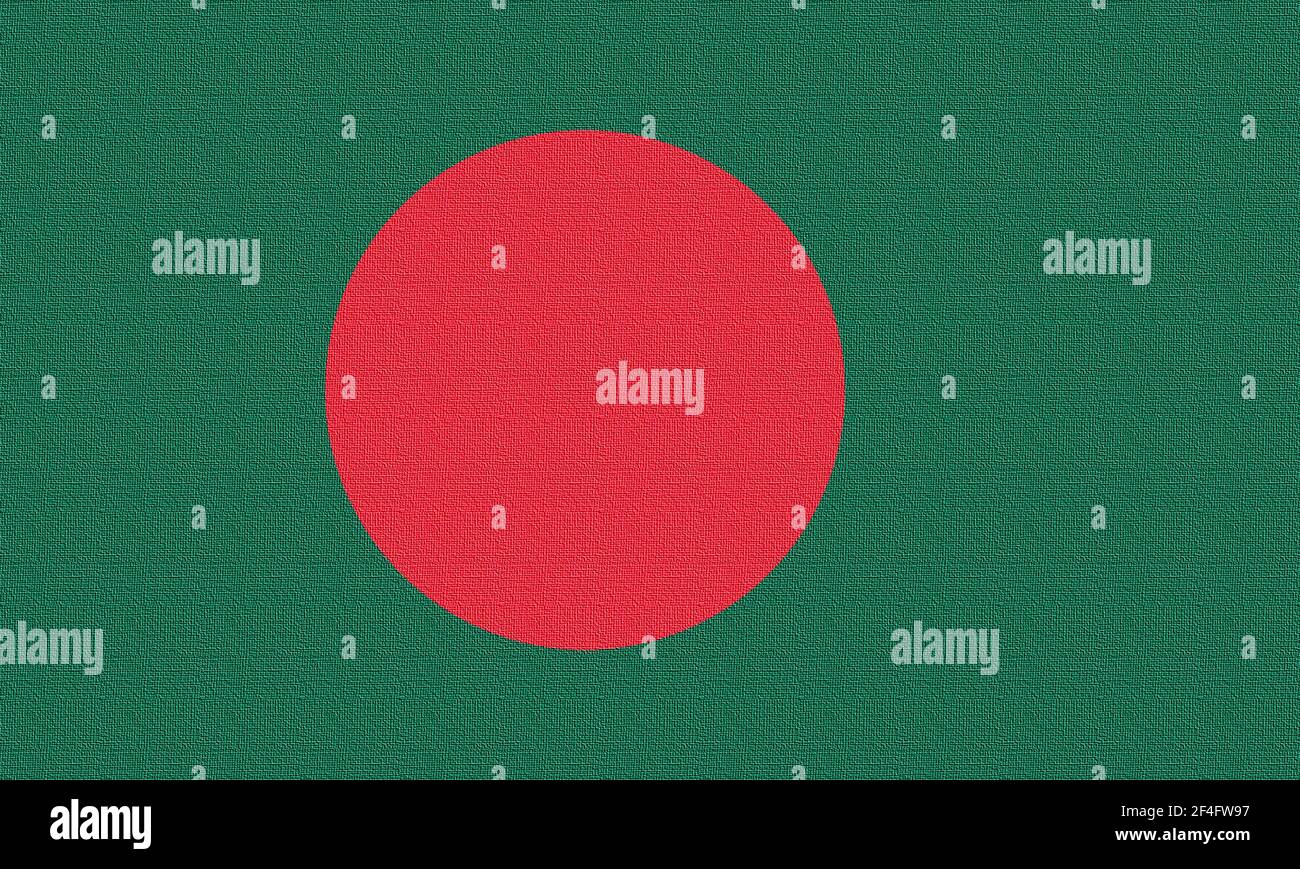 An illustration of the national flag of Bangladesh Stock Photo - Alamy