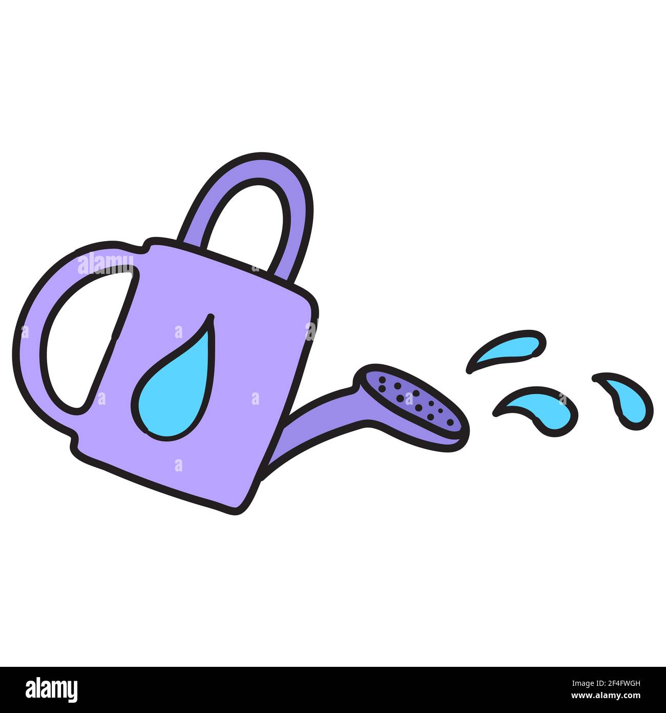 Watering pot Cut Out Stock Images & Pictures - Alamy