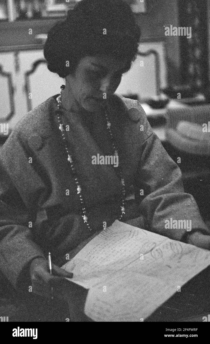 Portrait of Celia Sanchez at home, Cuba, 1963. From the Deena Stryker ...