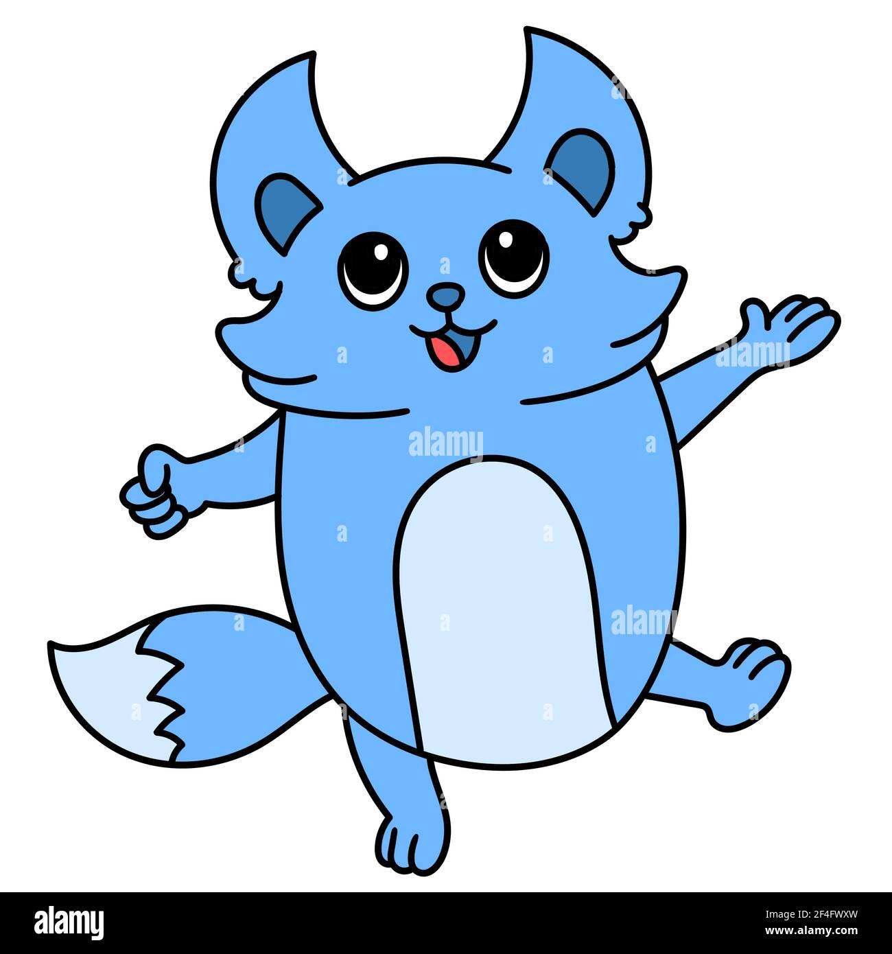 Dancing fox Stock Vector Images - Alamy