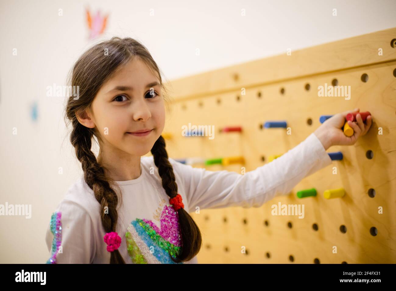 Pegboard school hi-res stock photography and images - Alamy