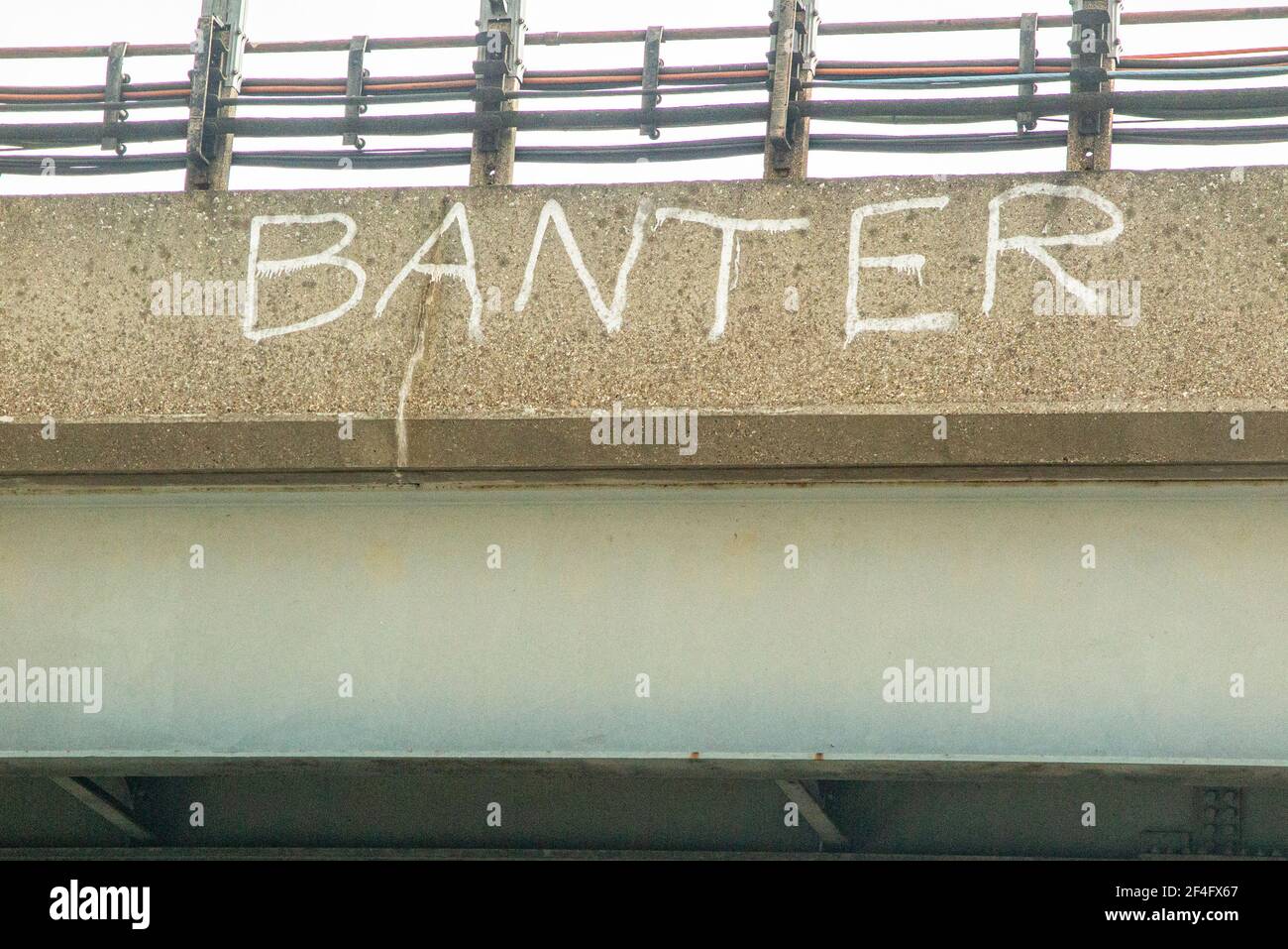 Motorway bridge with graffiti hi-res stock photography and images - Alamy