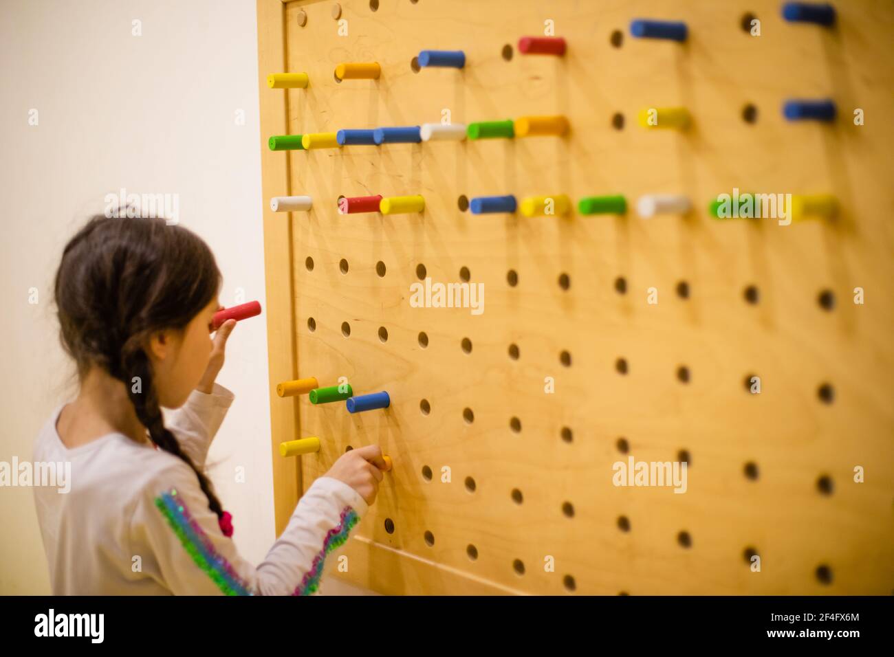 Pegboard school hi-res stock photography and images - Alamy