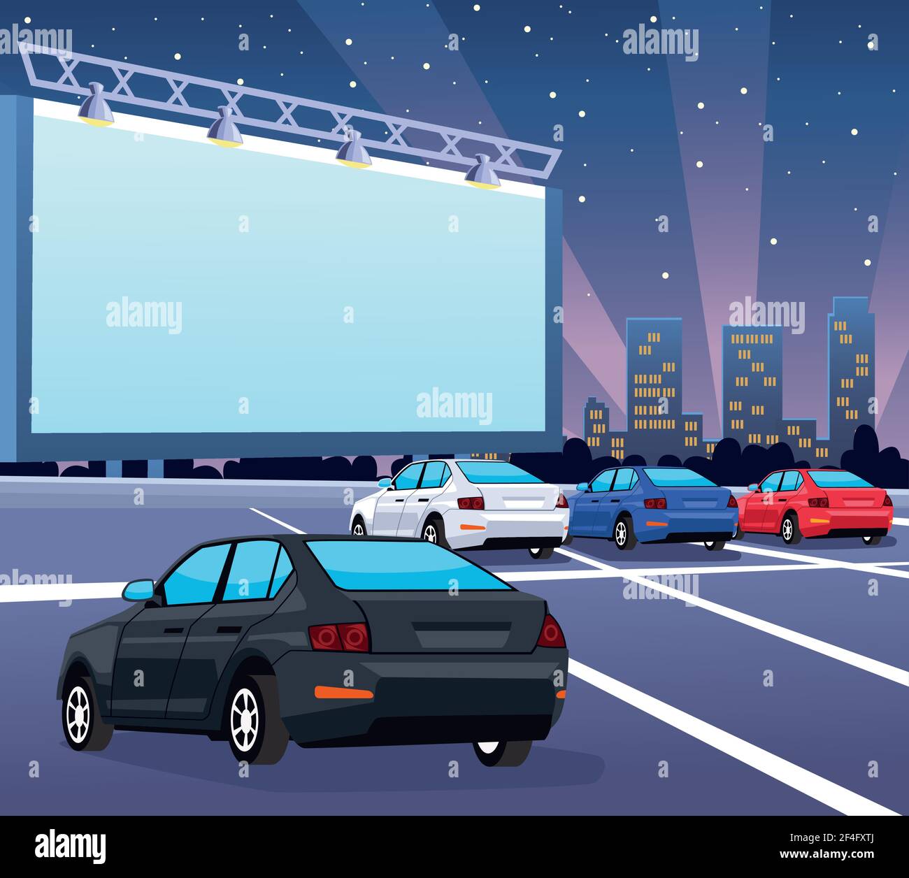 Movie cars Stock Vector Images - Alamy