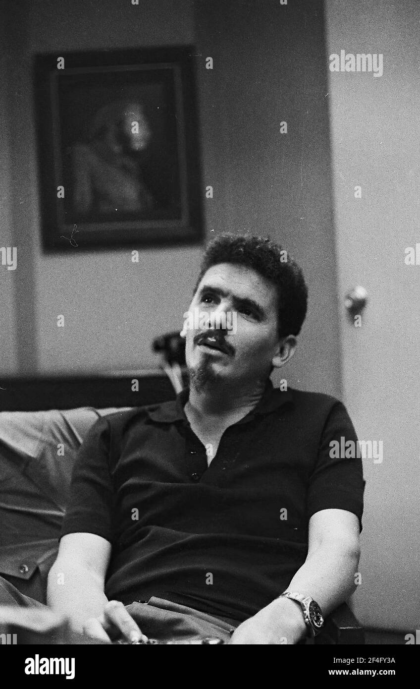Half-length portrait of Cuba leader Comandante Ramiro Valdes, Cuba ...