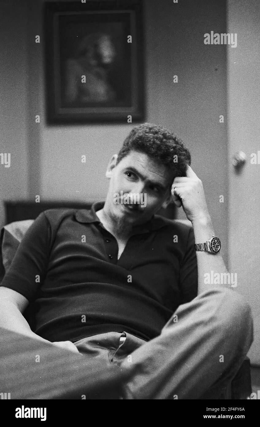 Half-length portrait of Cuba leader Comandante Ramiro Valdes, Cuba ...