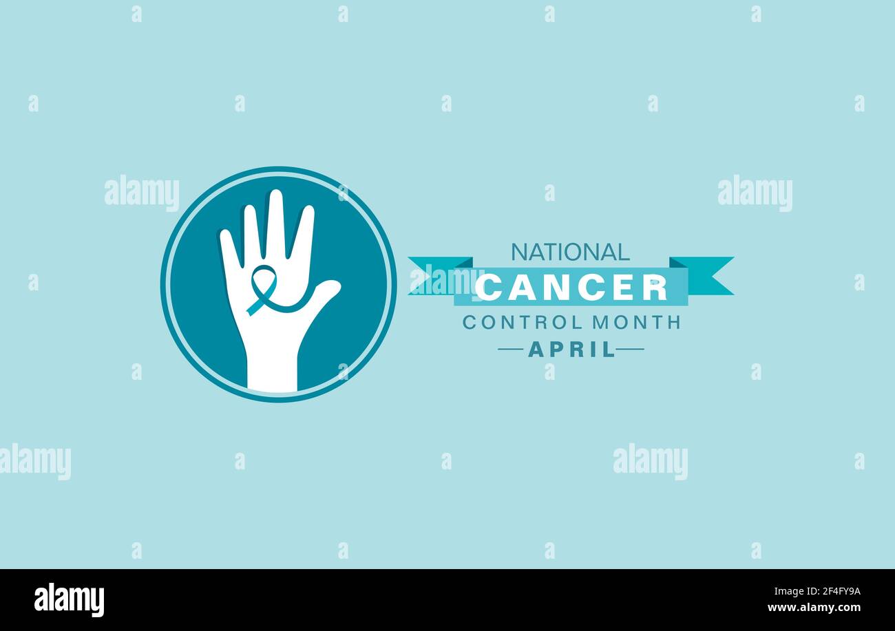 Vector Illustration of National Cancer Control Month observed in April ...