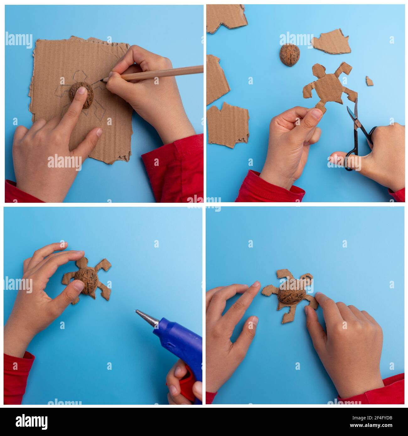 handmade craft for kids Stock Photo - Alamy