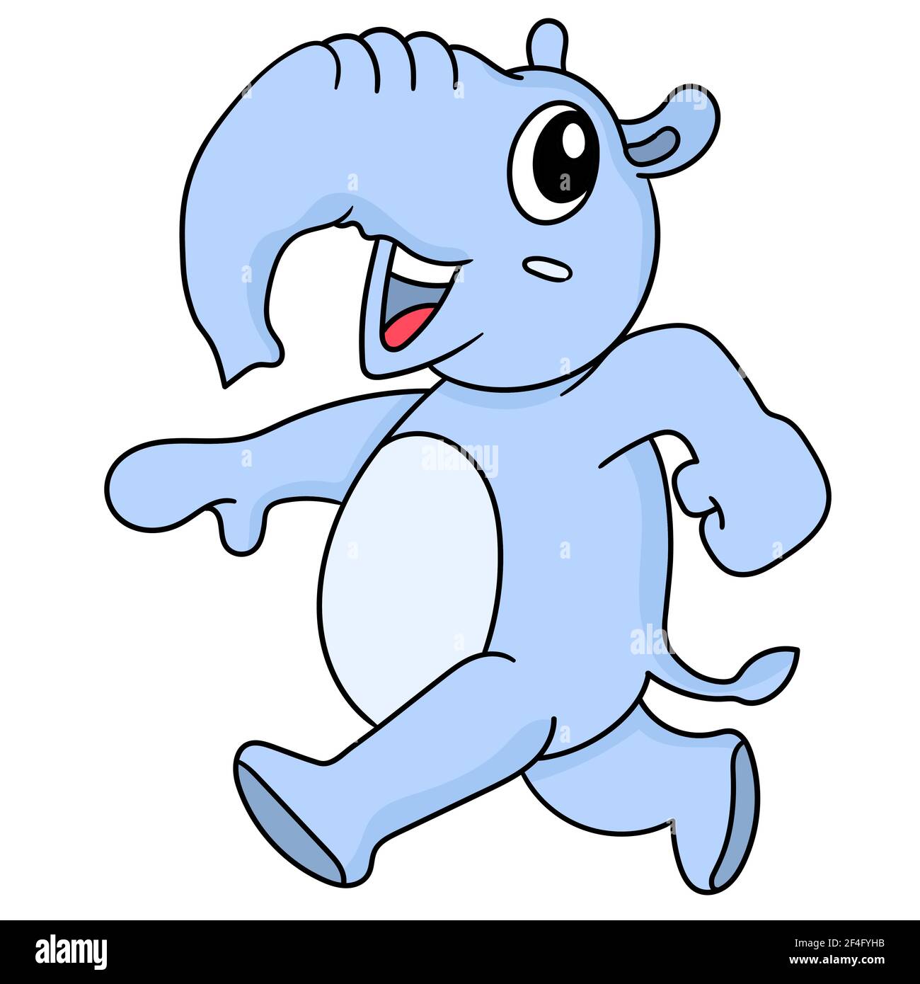 animal tapir cartoon sticker Stock Vector Image & Art - Alamy