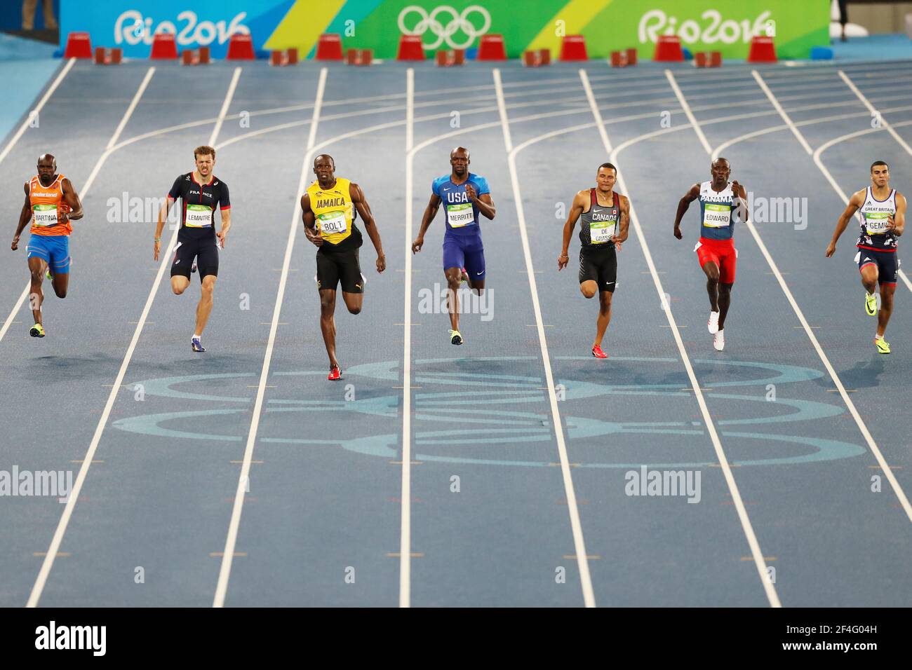 Usain Bolt Running In The Olympics