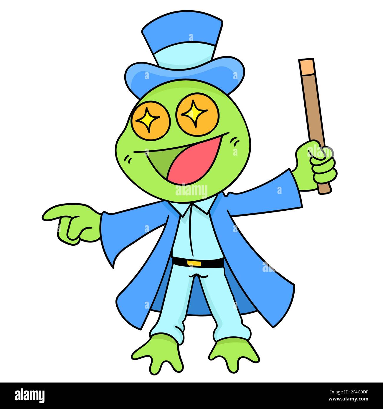 magician performance cartoon Stock Vector Image & Art - Alamy