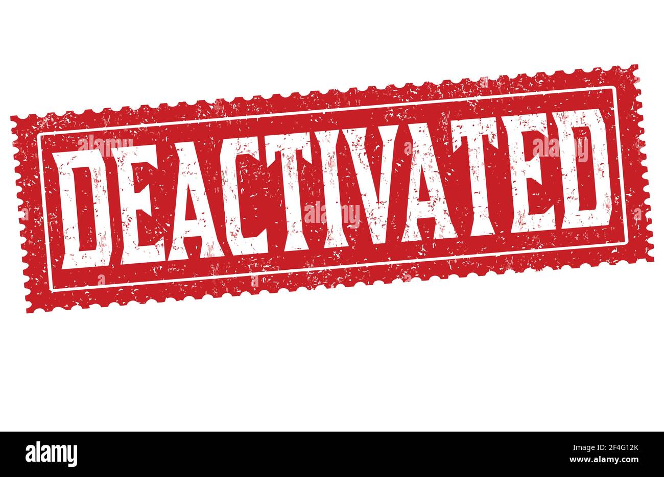 Deactivate account hi-res stock photography and images - Alamy