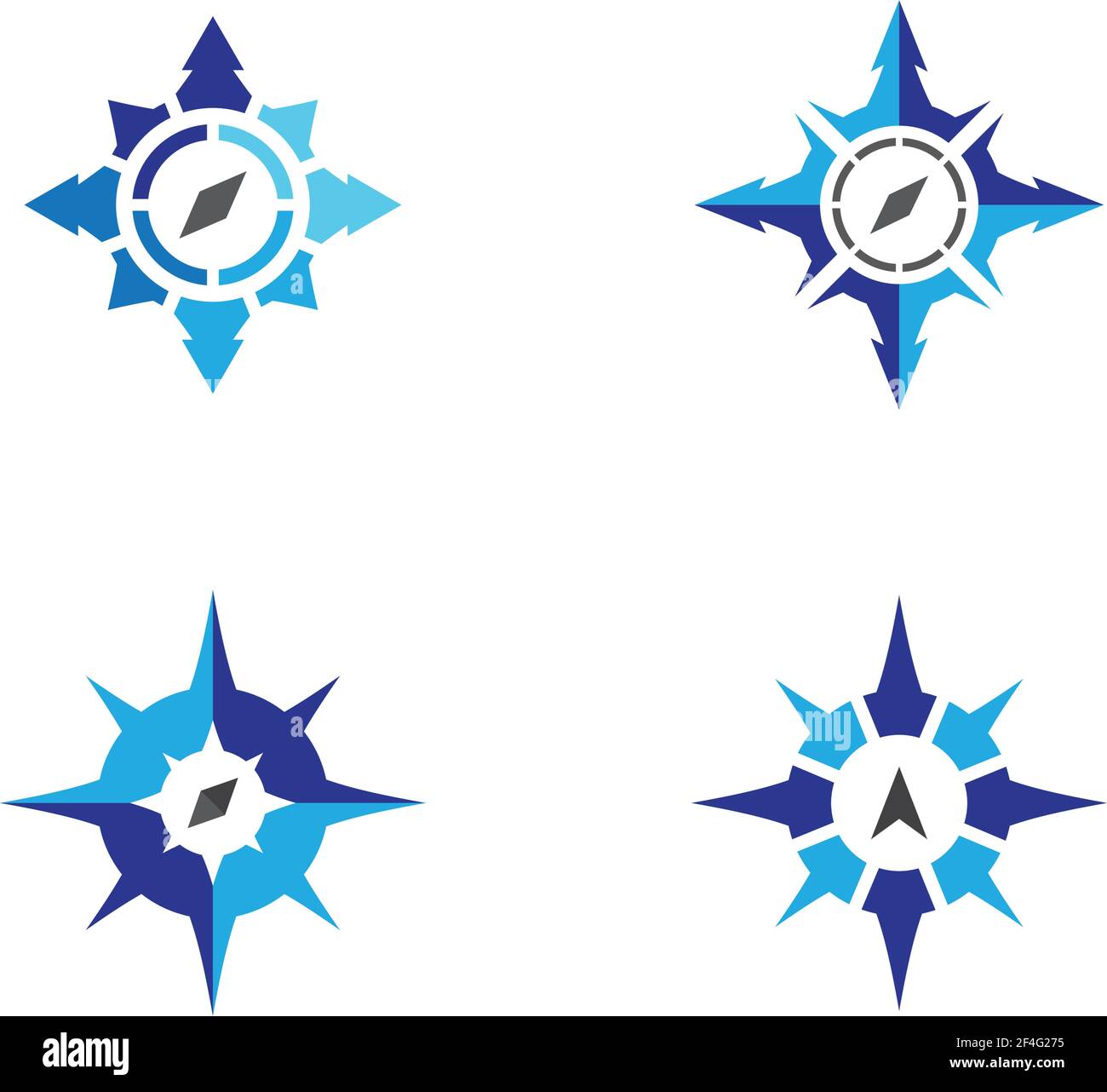 Compass logo template vector icon illustration Stock Vector Image & Art ...