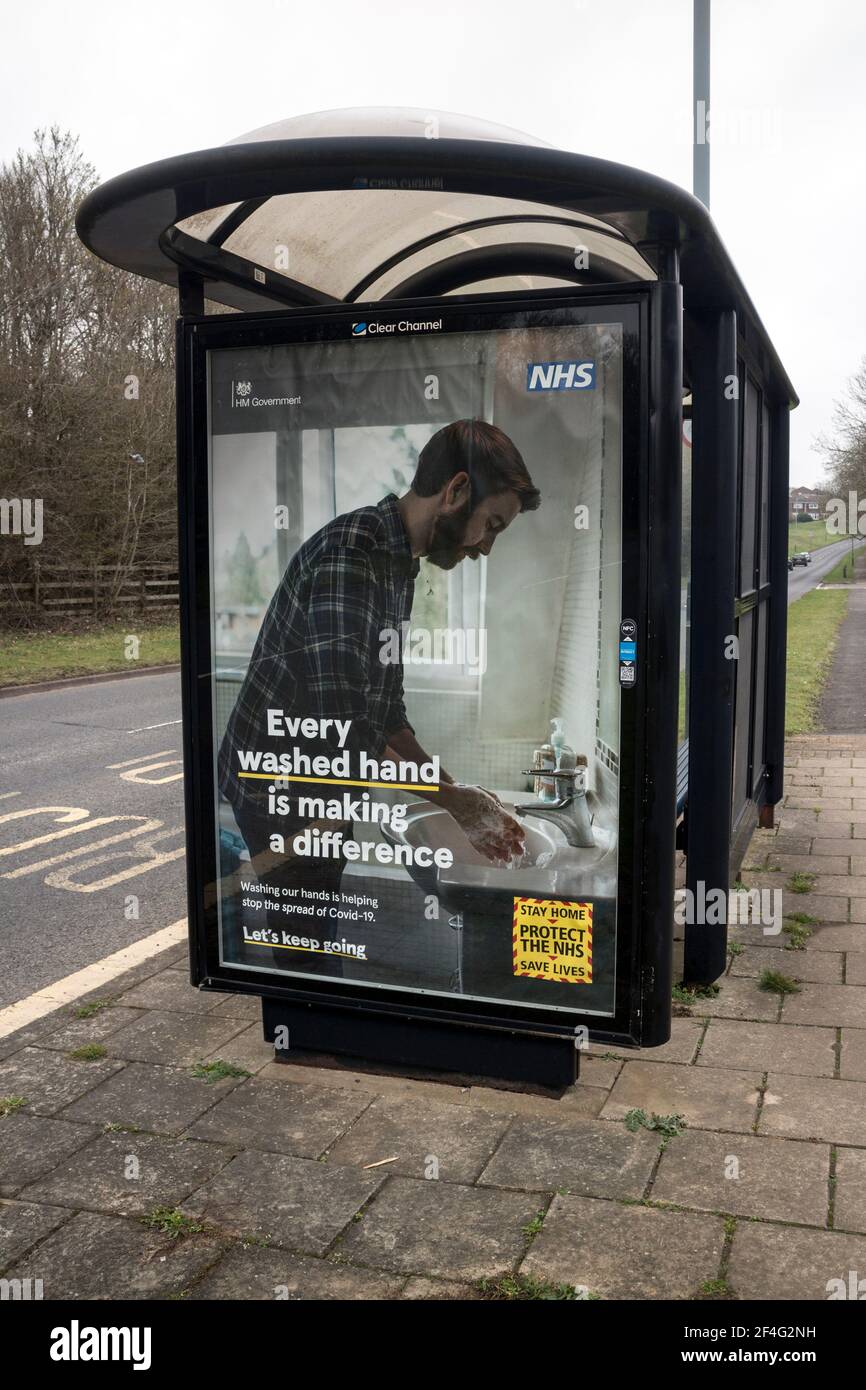 Bus shelter poster hi-res stock photography and images - Alamy