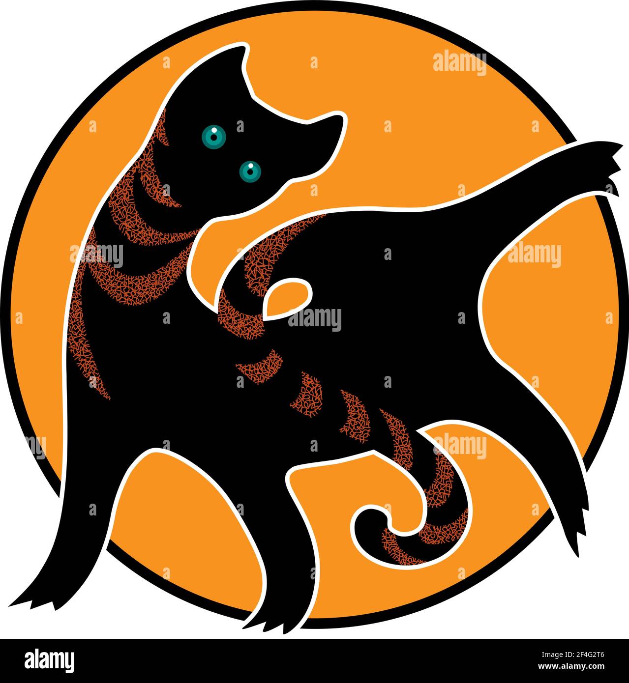 Stylized cat hi-res stock photography and images - Alamy