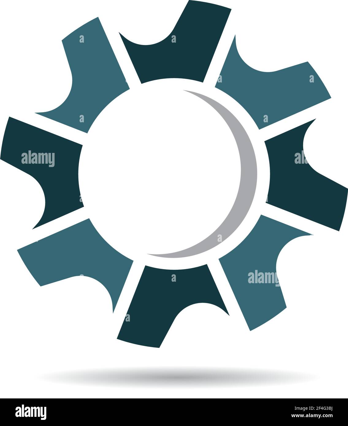 Gear logo template vector icon illustration Stock Vector Image & Art ...