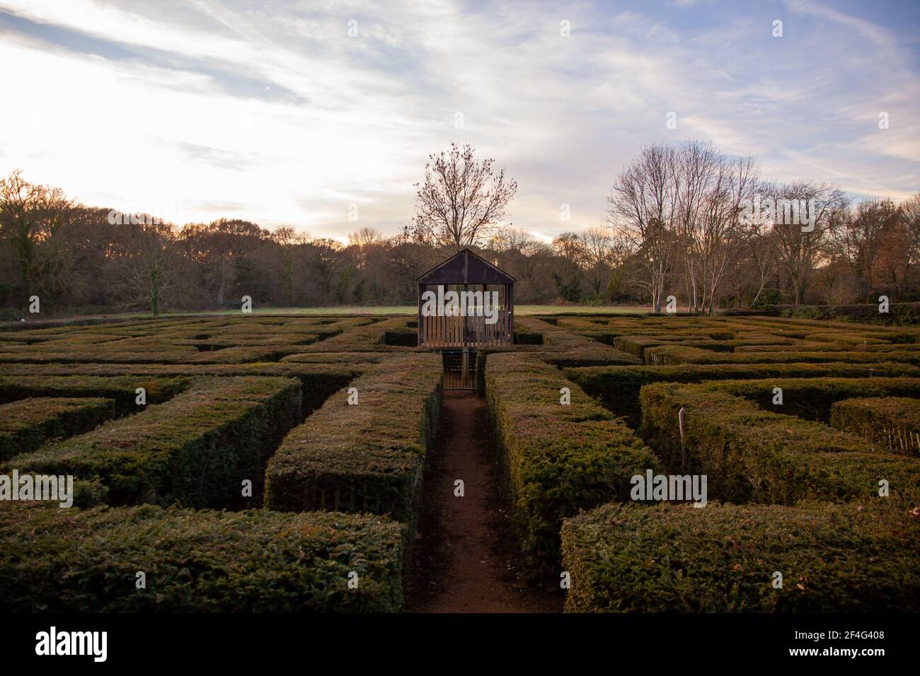 Inside the maze hi-res stock photography and images - Alamy