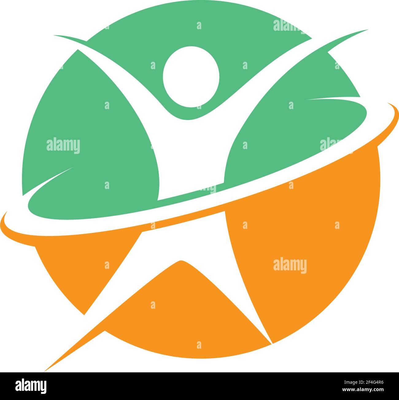 Wellness logo template vector icon illustration Stock Vector Image ...