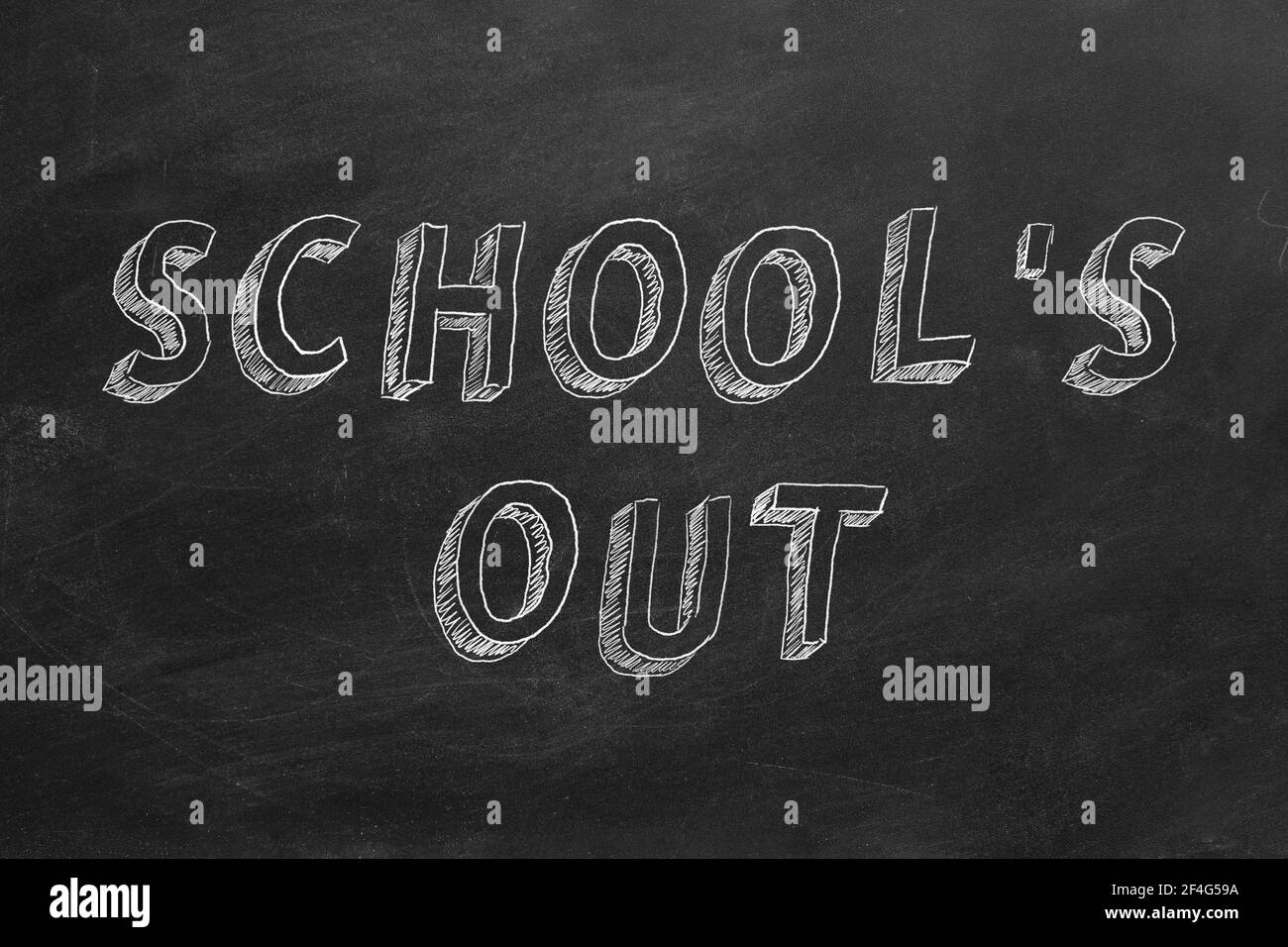Handwriting text school out hi-res stock photography and images - Alamy