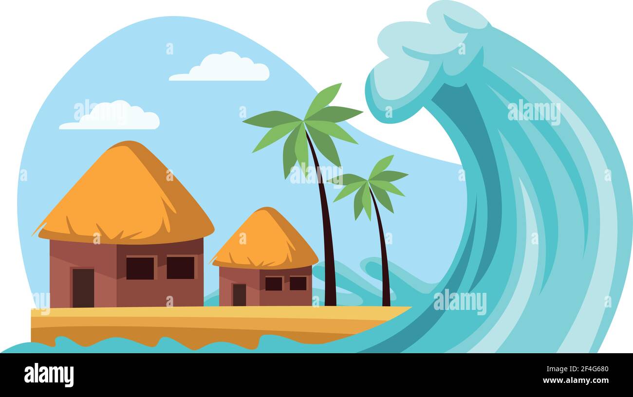 Tsunami building Cut Out Stock Images & Pictures - Alamy