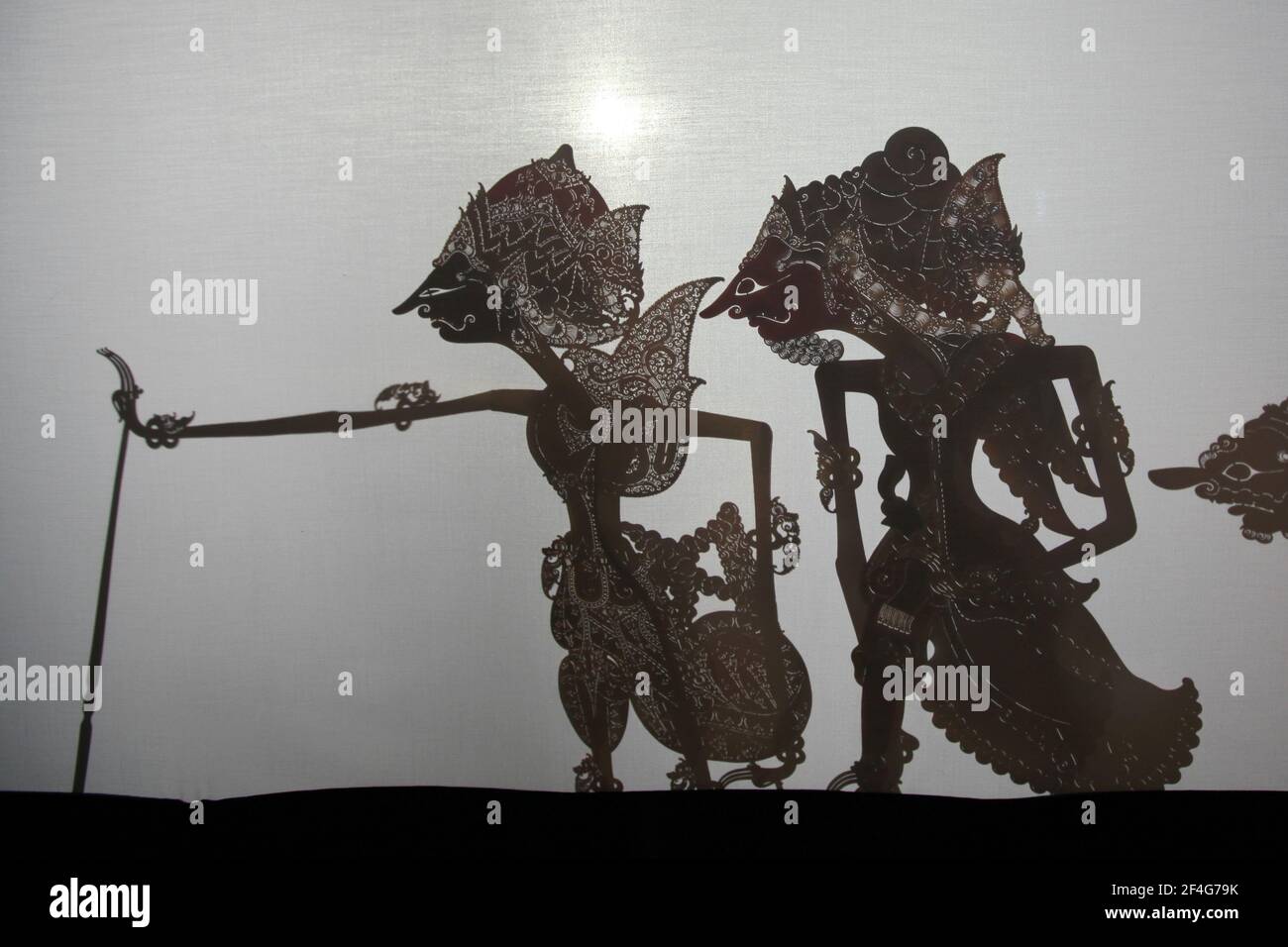 Wayang kulit performance 'Sudamala' in the Sasono Hinggil Theatre in ...