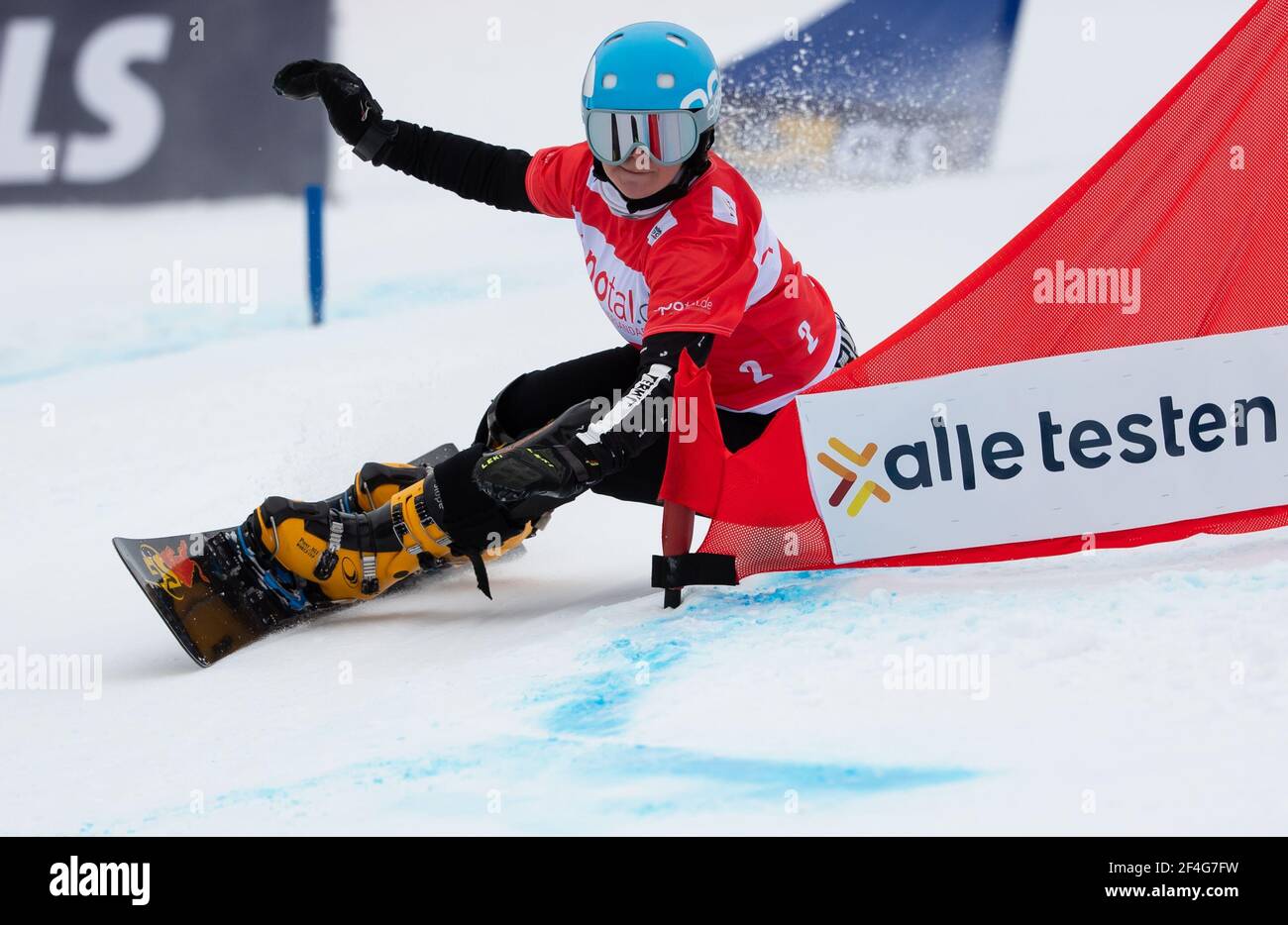 Berchtesgaden, Germany. 21st Mar, 2021. Snowboard: World Cup, Parallel ...