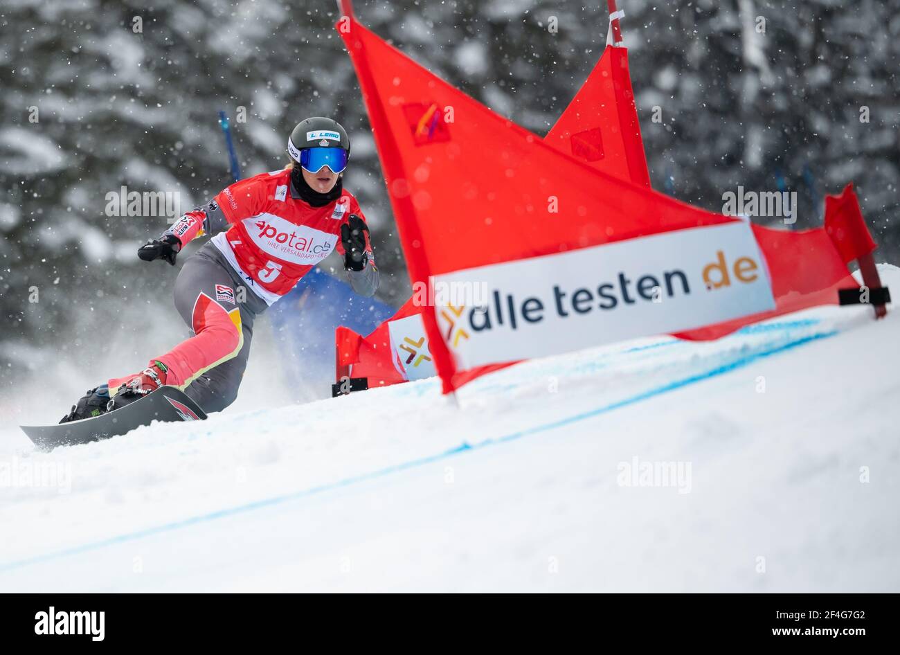 Berchtesgaden, Germany. 21st Mar, 2021. Snowboard: World Cup, Parallel ...