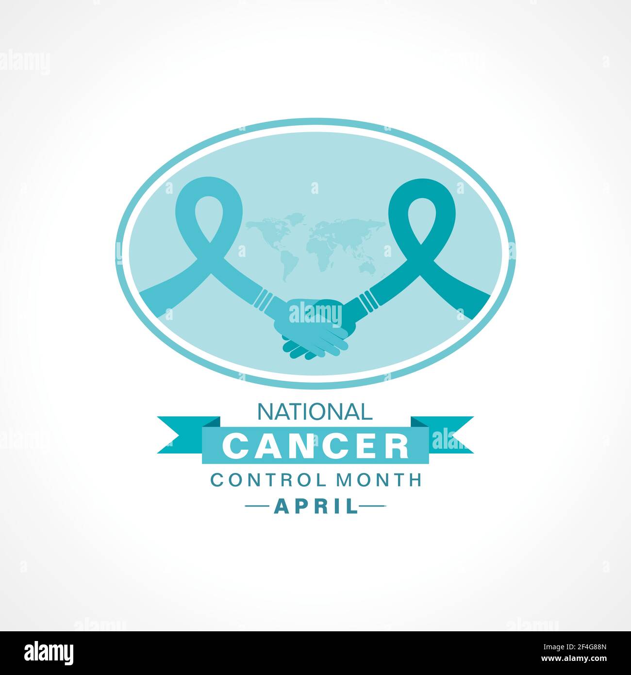 Vector Illustration of National Cancer Control Month observed in April ...