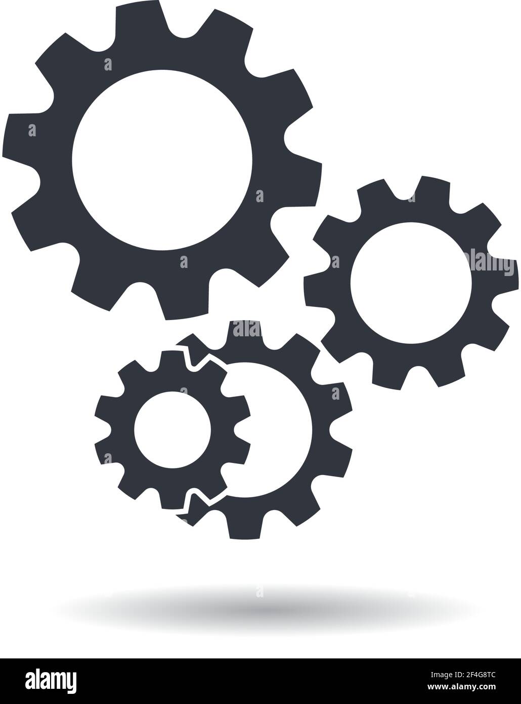 Gear logo template vector icon illustration Stock Vector Image & Art ...
