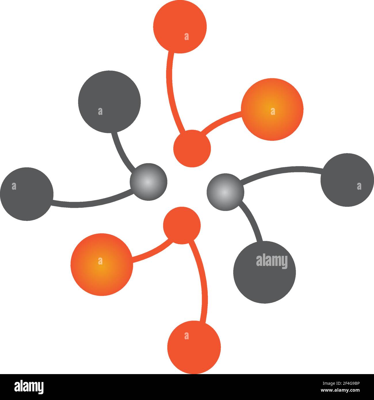 Molecule logo template vector icon illustration design Stock Vector ...