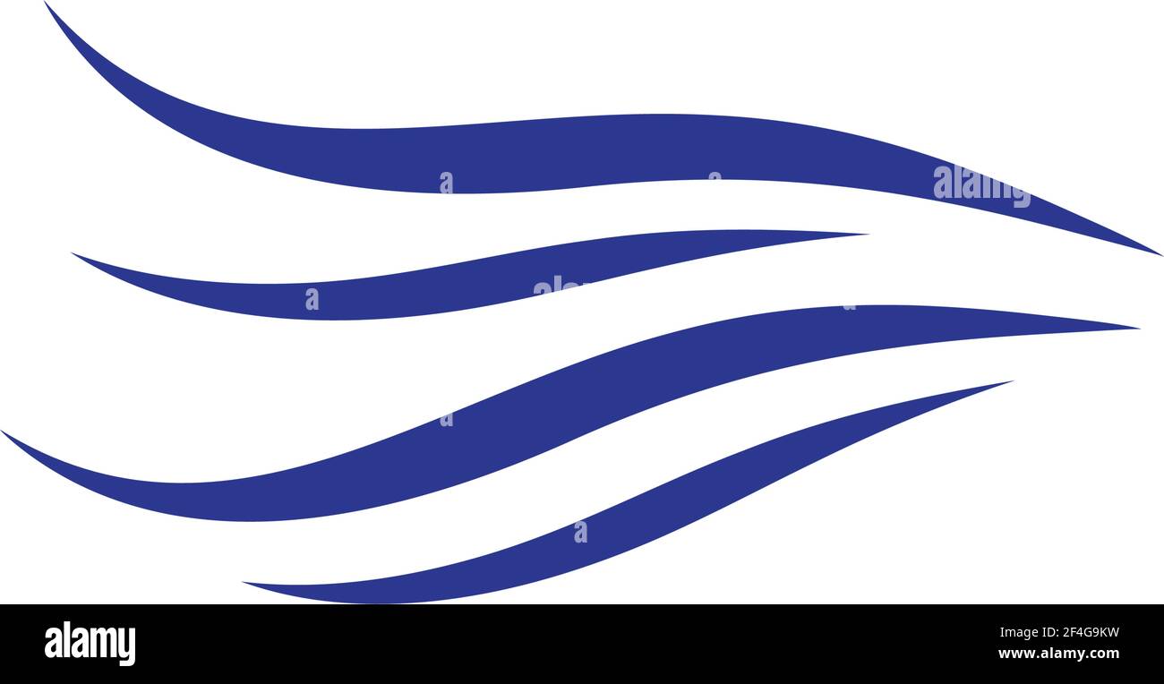 Wave logo template vector icon illustration design Stock Vector Image ...