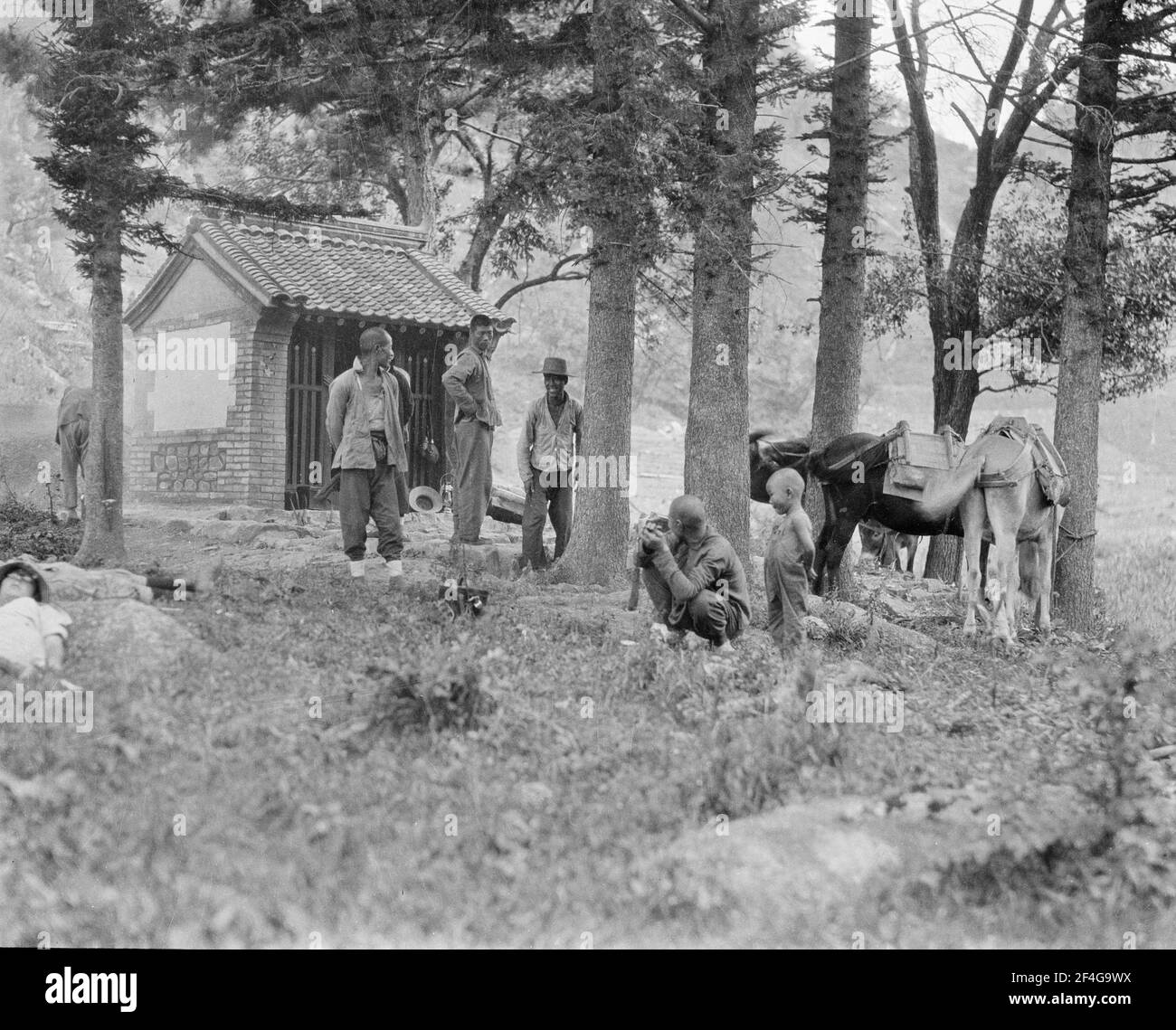 Luncheon in Temple, China, Rehe Sheng (China), Hebei Sheng (China ...