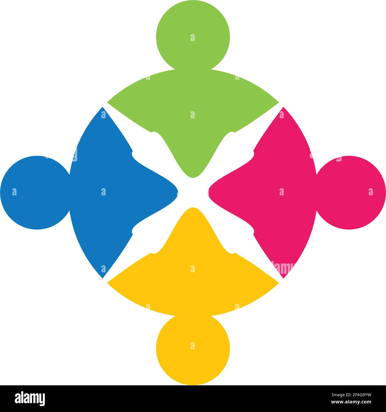 Community logo template vector icon illustration design Stock Vector ...